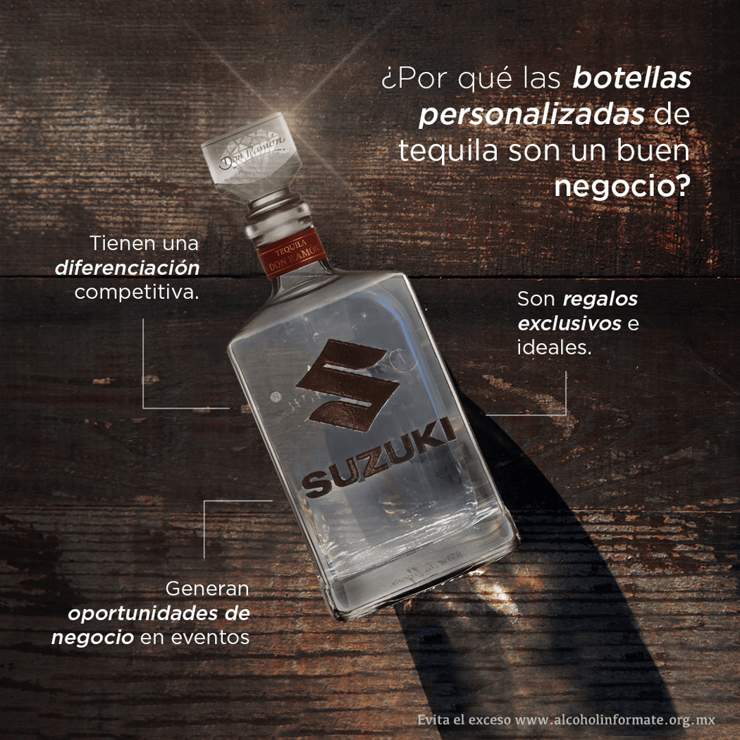 ¿Cómo personalizar tus botellas de tequila?